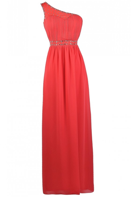 dark coral color dress