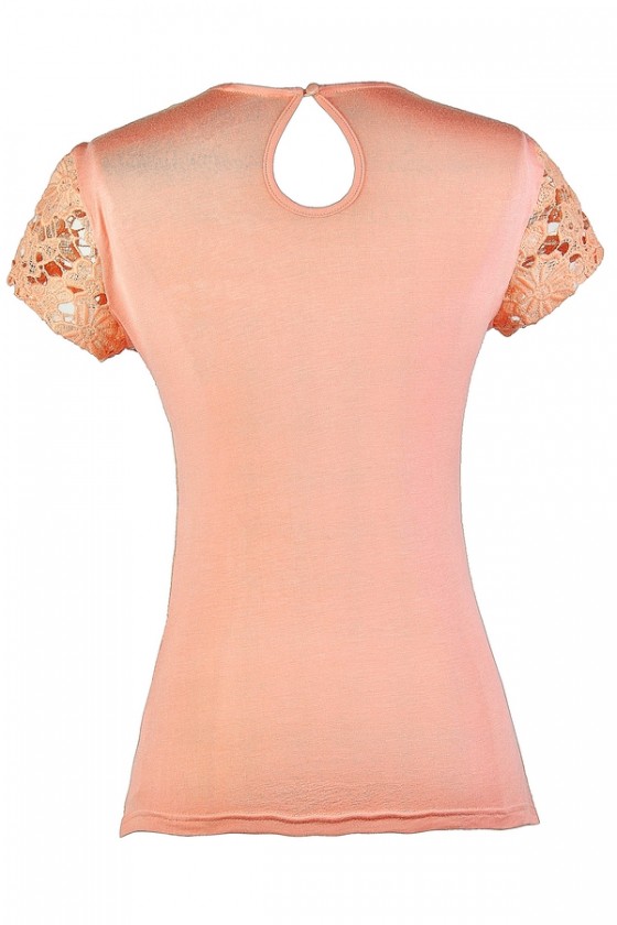 peach summer tops