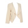 Cute Beige Jacket, Cute Tan Jacket, Beige Open Jacket, Beige Blazer ...