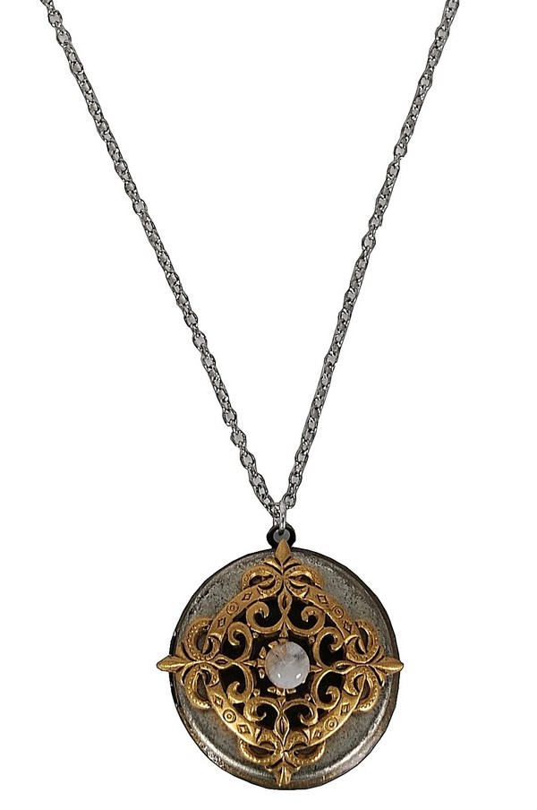 Cute Jewelry, Cute Necklace, Gold and Silver Locket, Locket Necklace ...