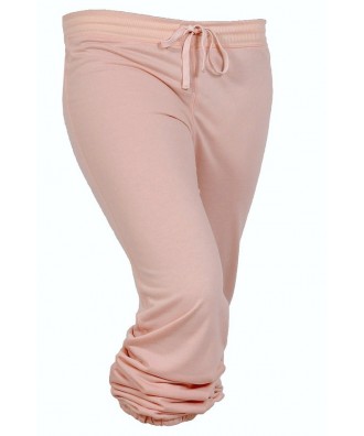 Comfy Scrunch Sweats in Baby Pink Lily Boutique
